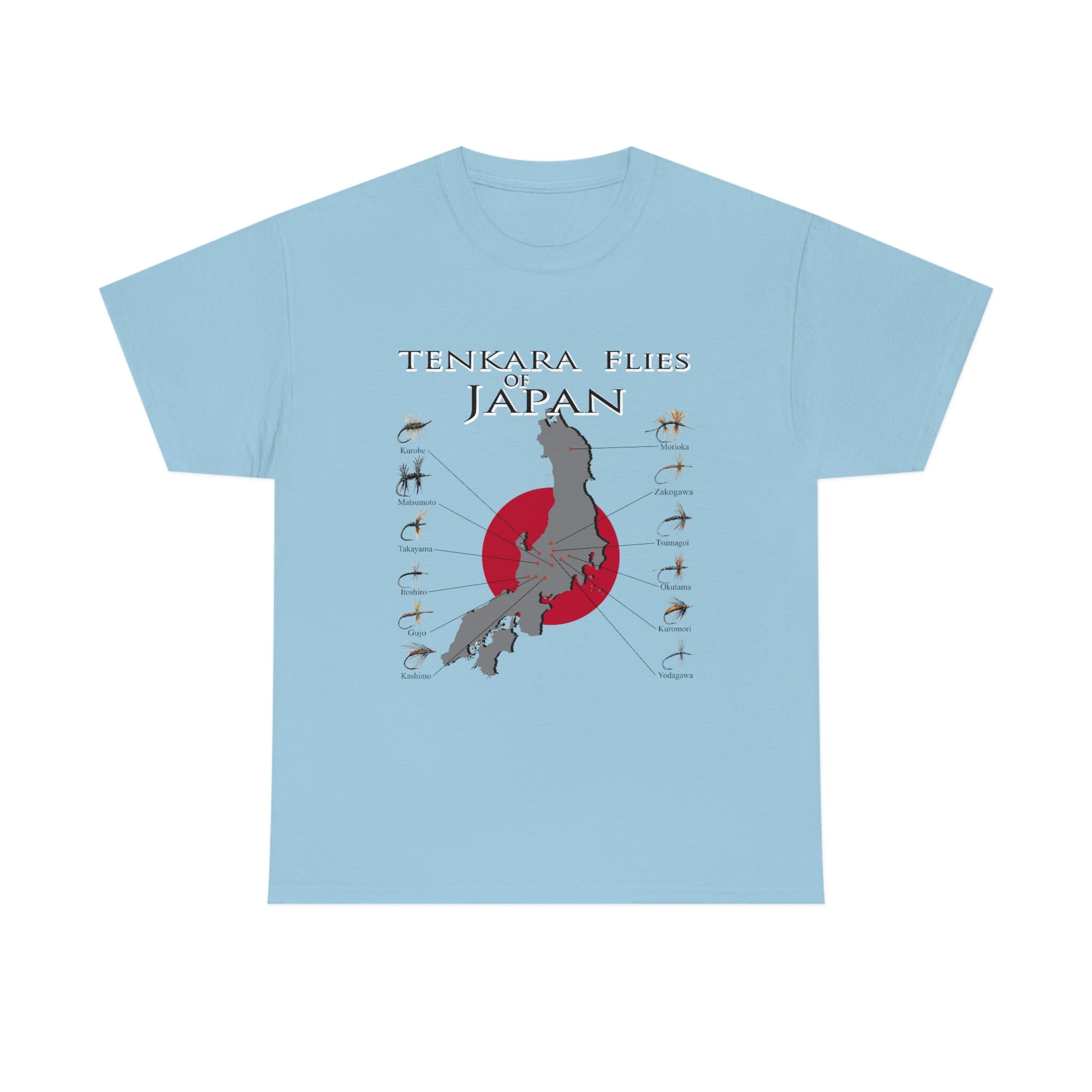 Tenkara Flies of Japan Tenkara T-shirt - Etsy