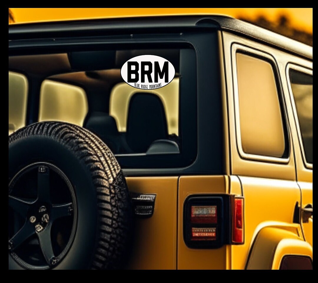 Blue Ridge Mountains Decal v2.0 Auto Sticker Blue Ridge - Etsy