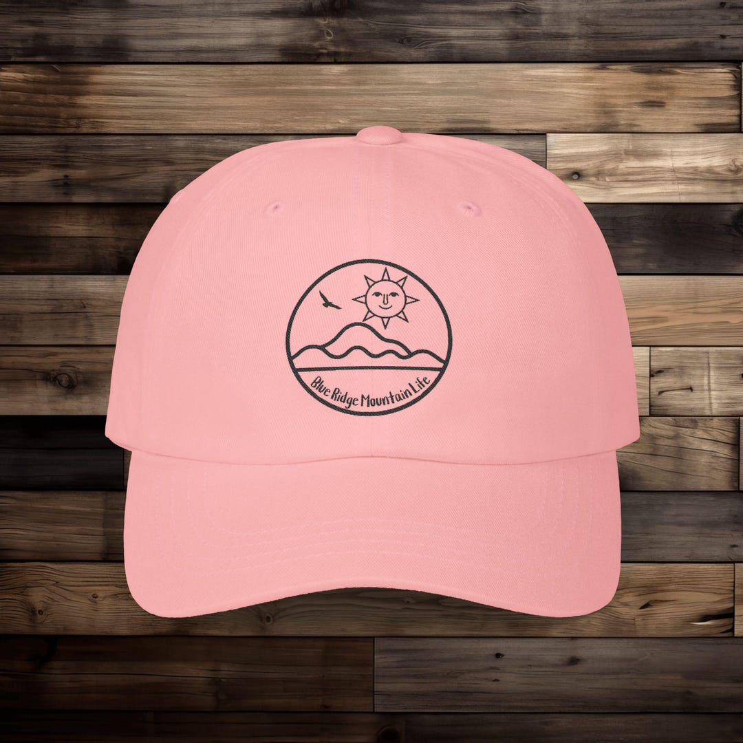 Embroidered Blue Ridge Mountain Life Baseball Cap, Outdoor Adventure - Etsy