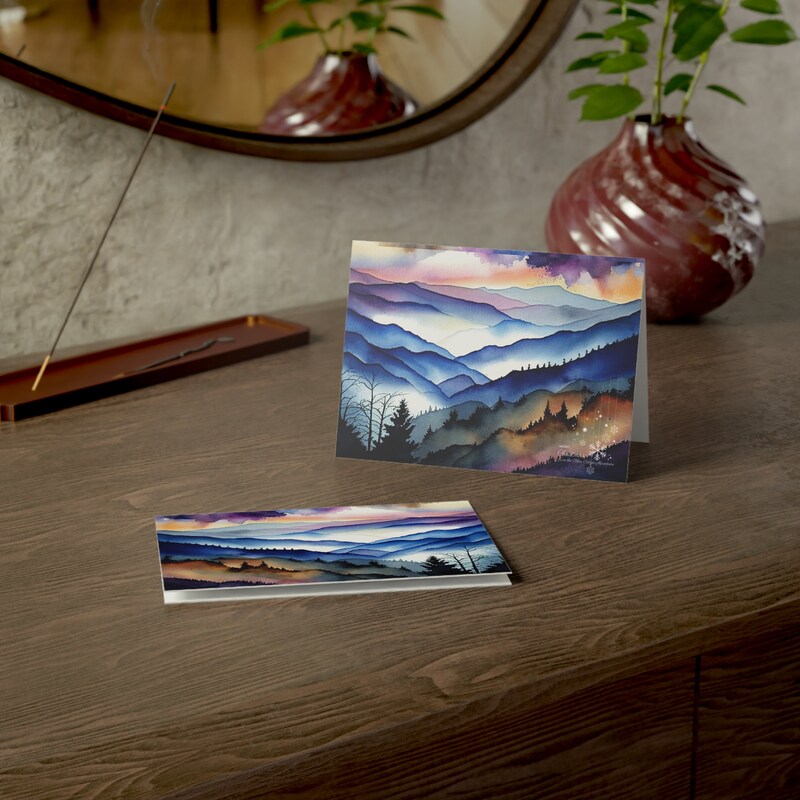 Blue Christmas Cards - Etsy