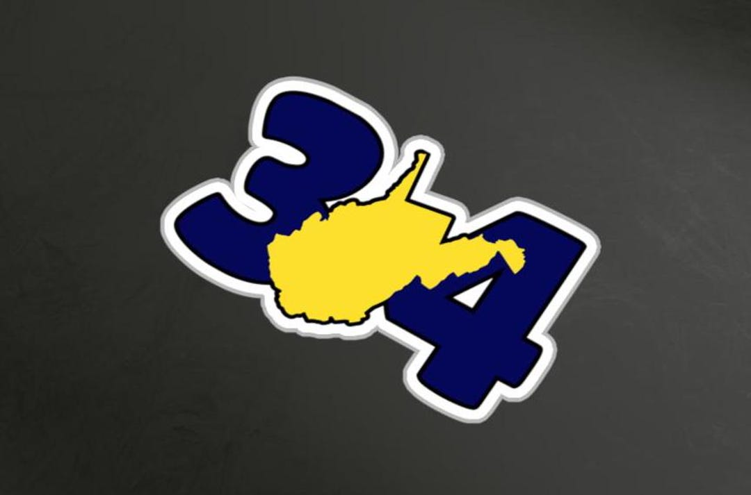 WV 304 Area Code Vinyl Decal: West Virginia Blue & Gold Sticker - Etsy