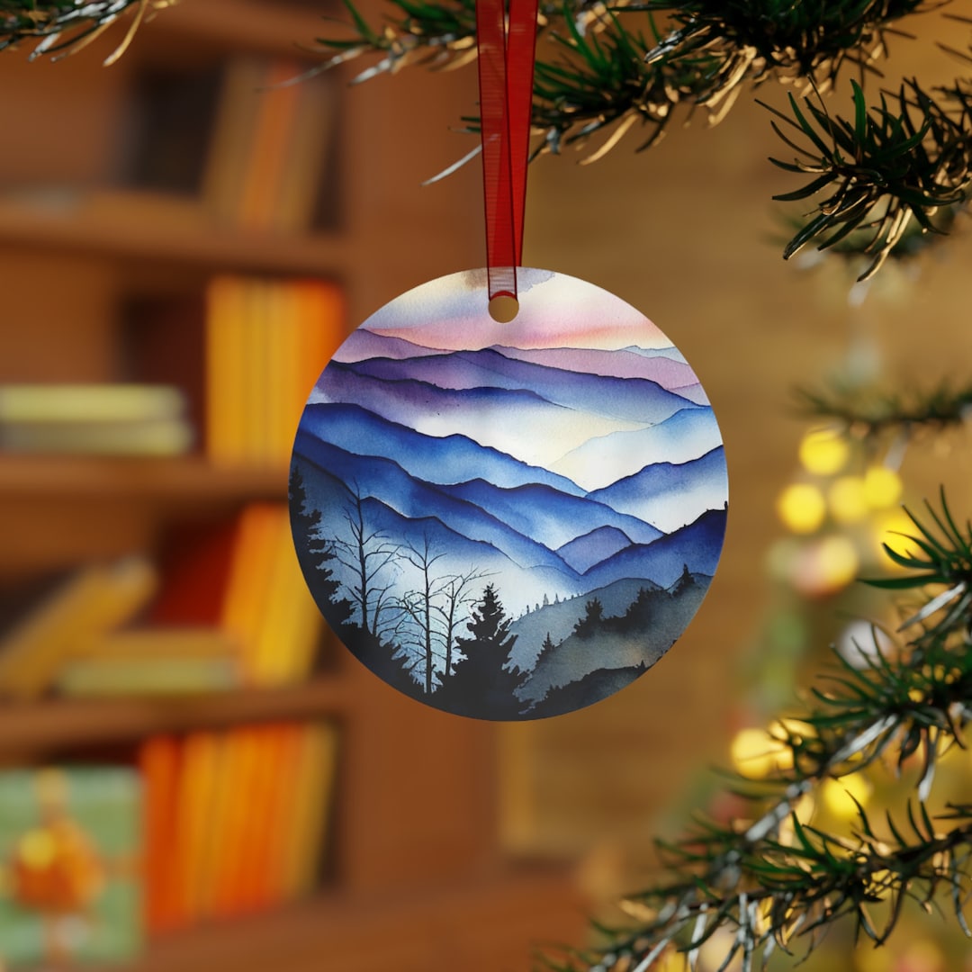 Blue Ridge Mountains Christmas Ornament - Etsy