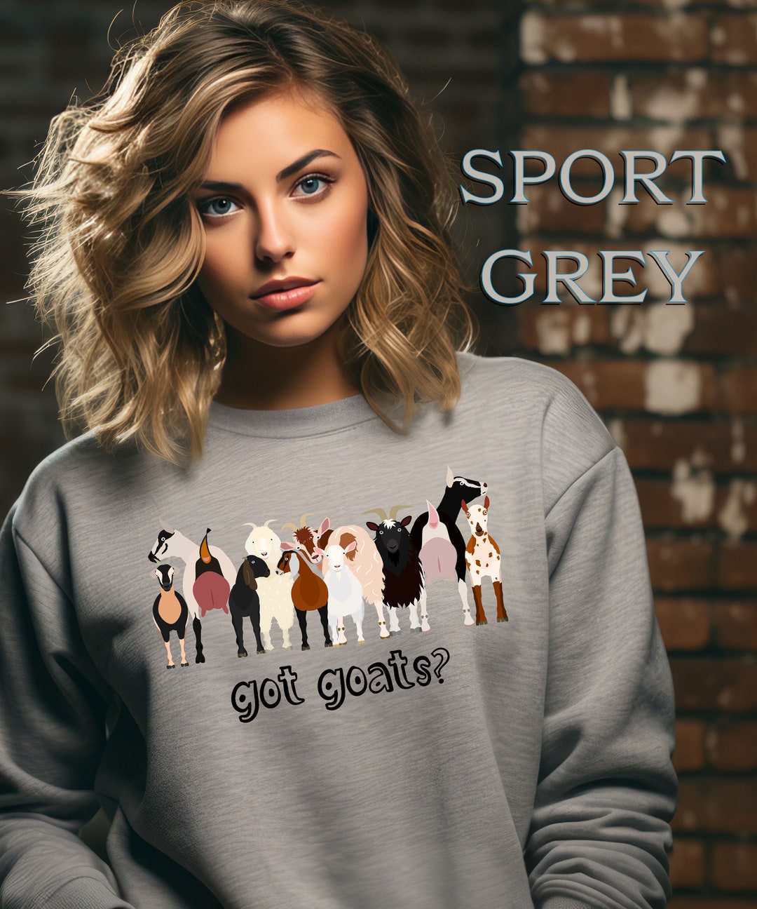 Got Goats Lineup Goat Unisex Heavy Blend™ Crewneck Sweatshirt - Goat ...