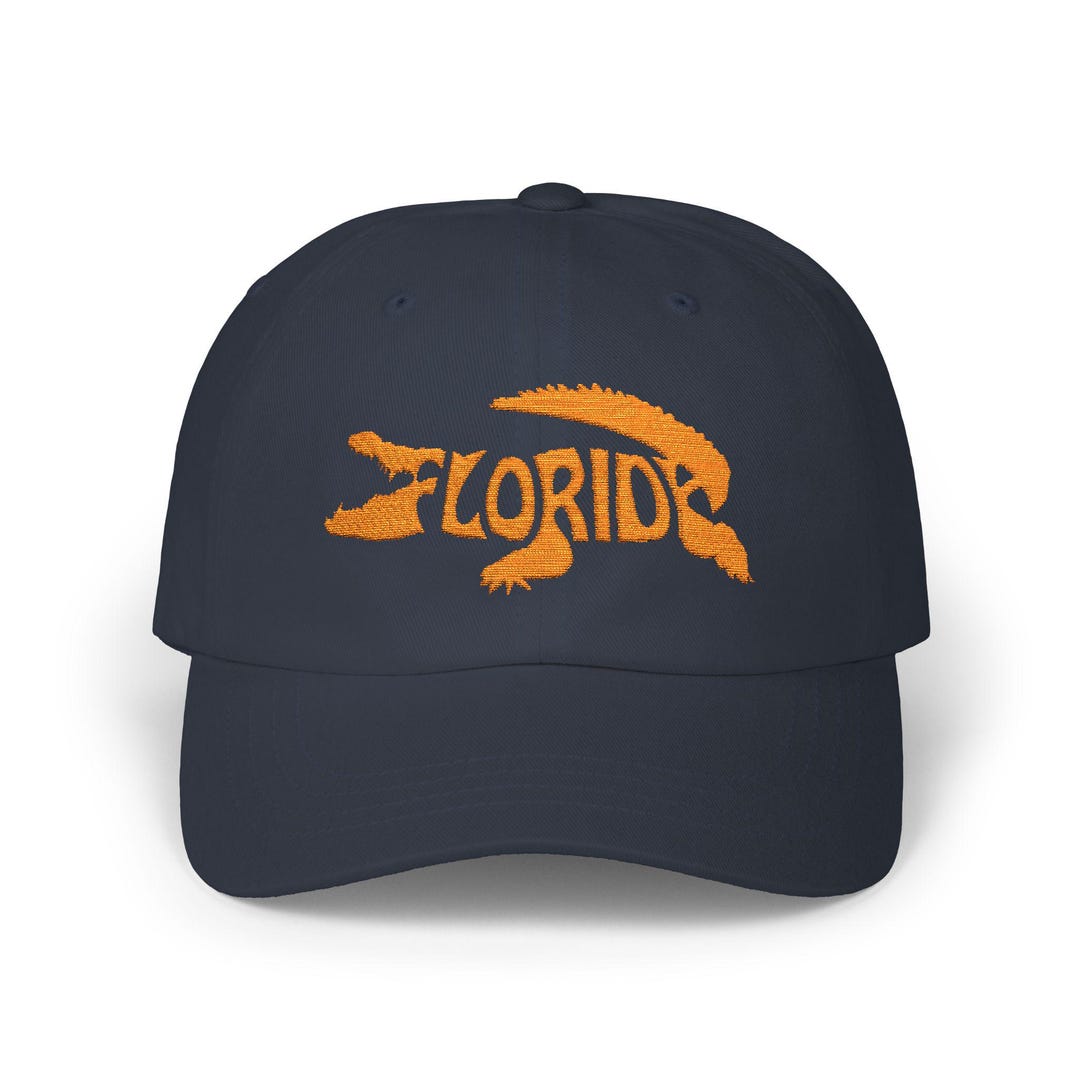 Florida Alligator Classic Dad Cap - Embroidered High Quality Hat - Etsy