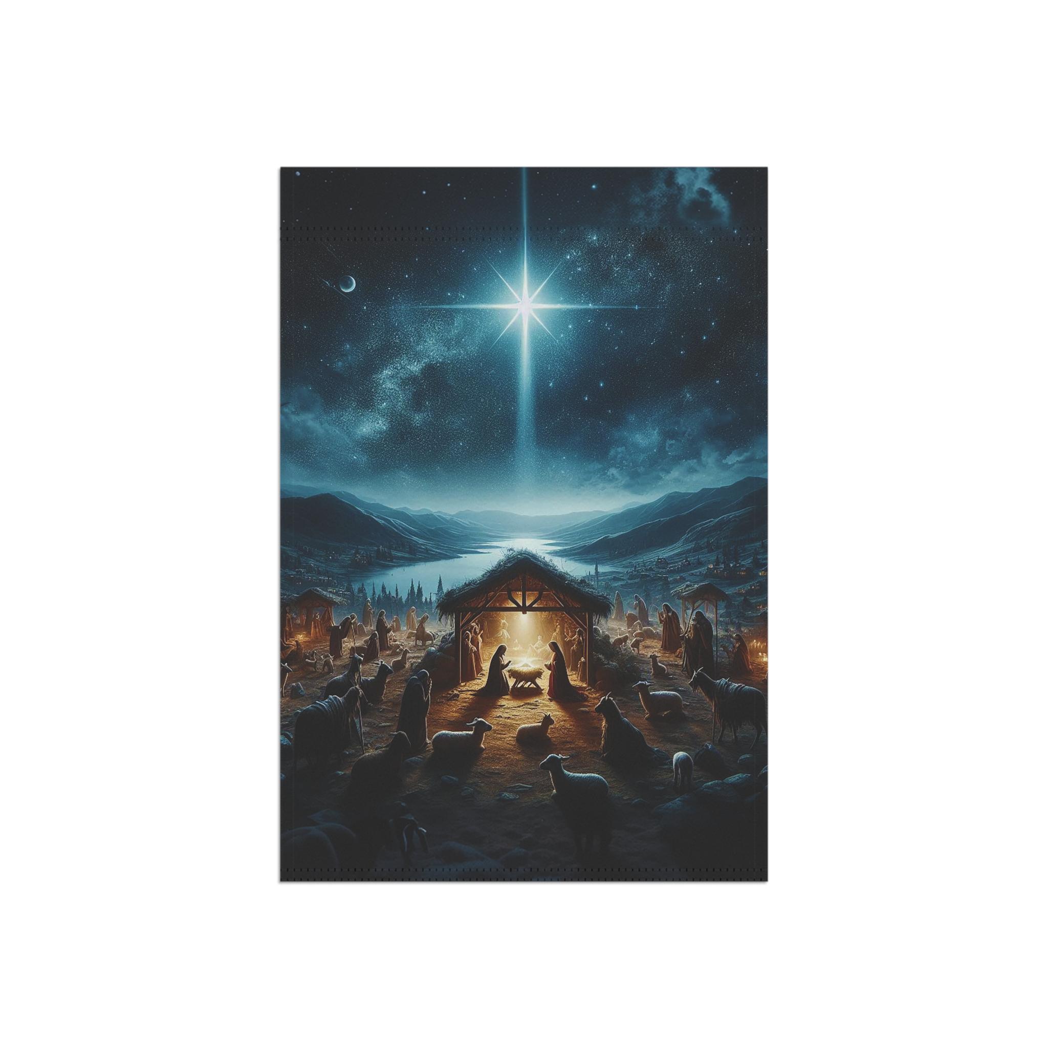Nativity Scene Garden Flag: Religious Christmas Holiday Decor - Etsy