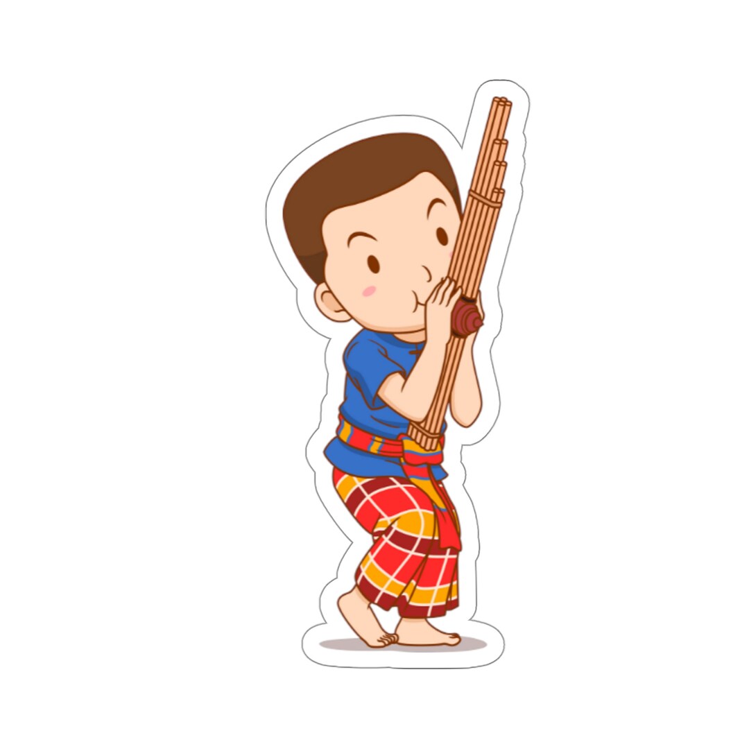 Laos Kann Instrument (kiss-cut Stickers), Lao Music Instrument, Laos ...