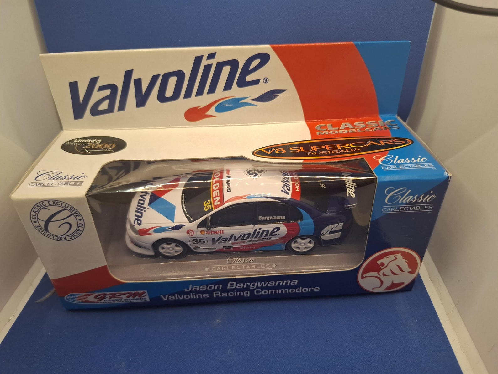 Jason Bargwanna Valvoline Racing Commodore V8 Supercar 2001 Classic ...