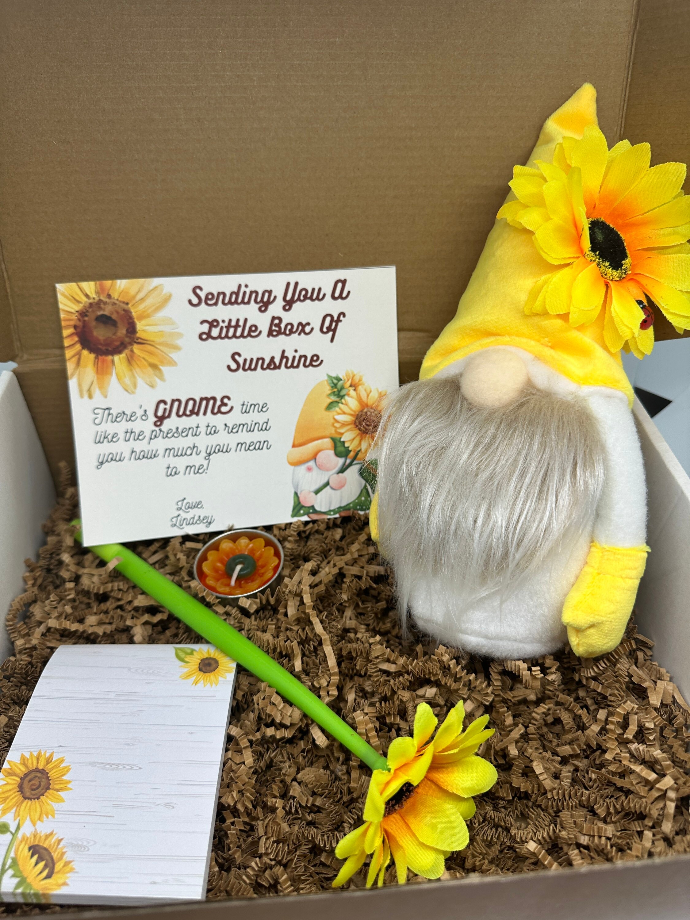 Sunshine Box, Box of Sunshine Birthday, Sunflower Gifts for Her ...