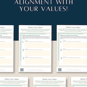 Identify Your Core Values Workbook - Career Decision Making Workbook ...