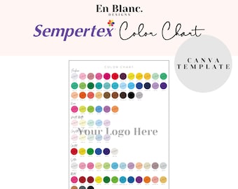 Kalisan Balloon Color Chart Customizable Canva Template Balloons Menu ...