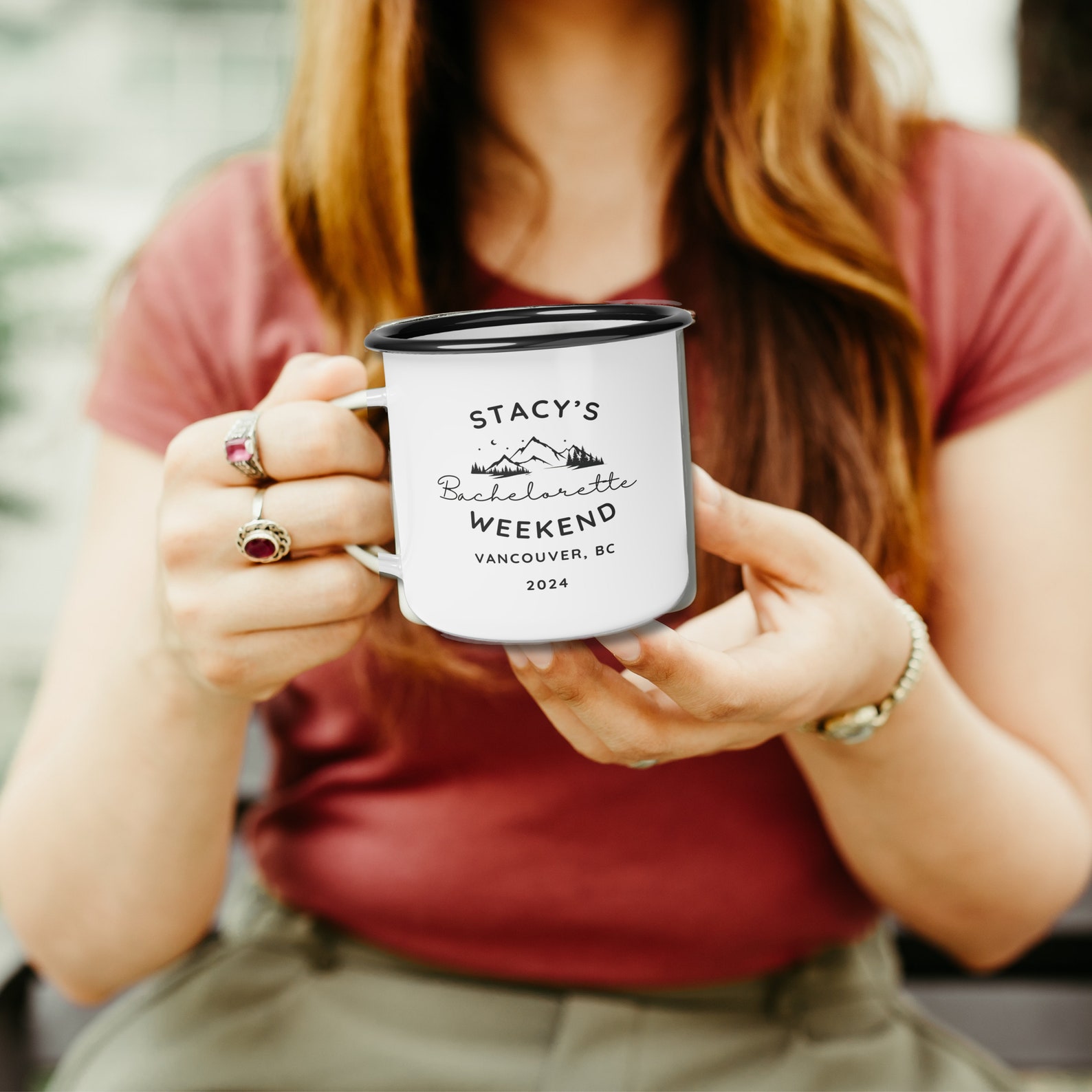 Personalized Bachelorette Bridal Party Mugs, Campfire Mugs, Bridesmaid ...