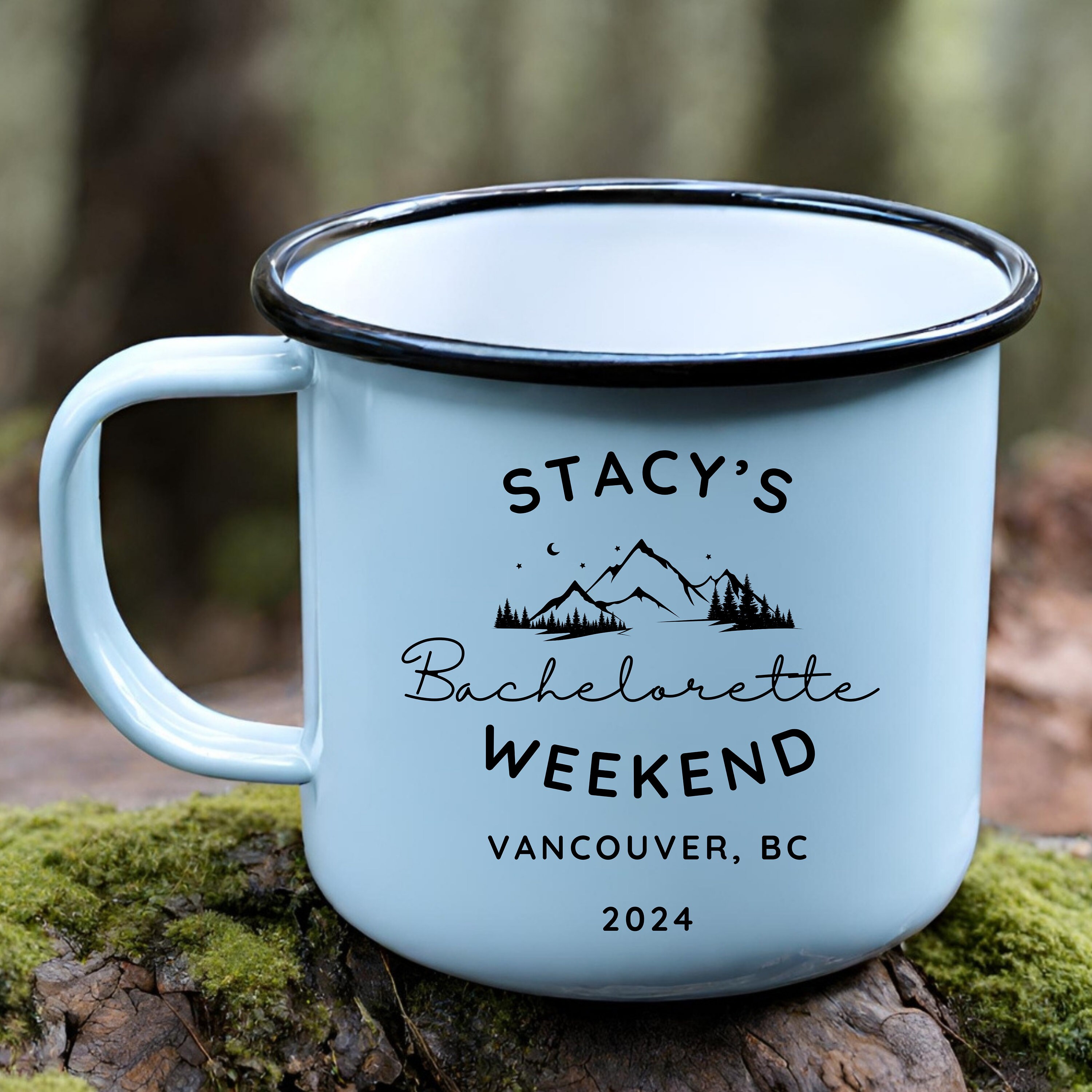 Personalized Bachelorette Bridal Party Mugs, Campfire Mugs, Bridesmaid ...