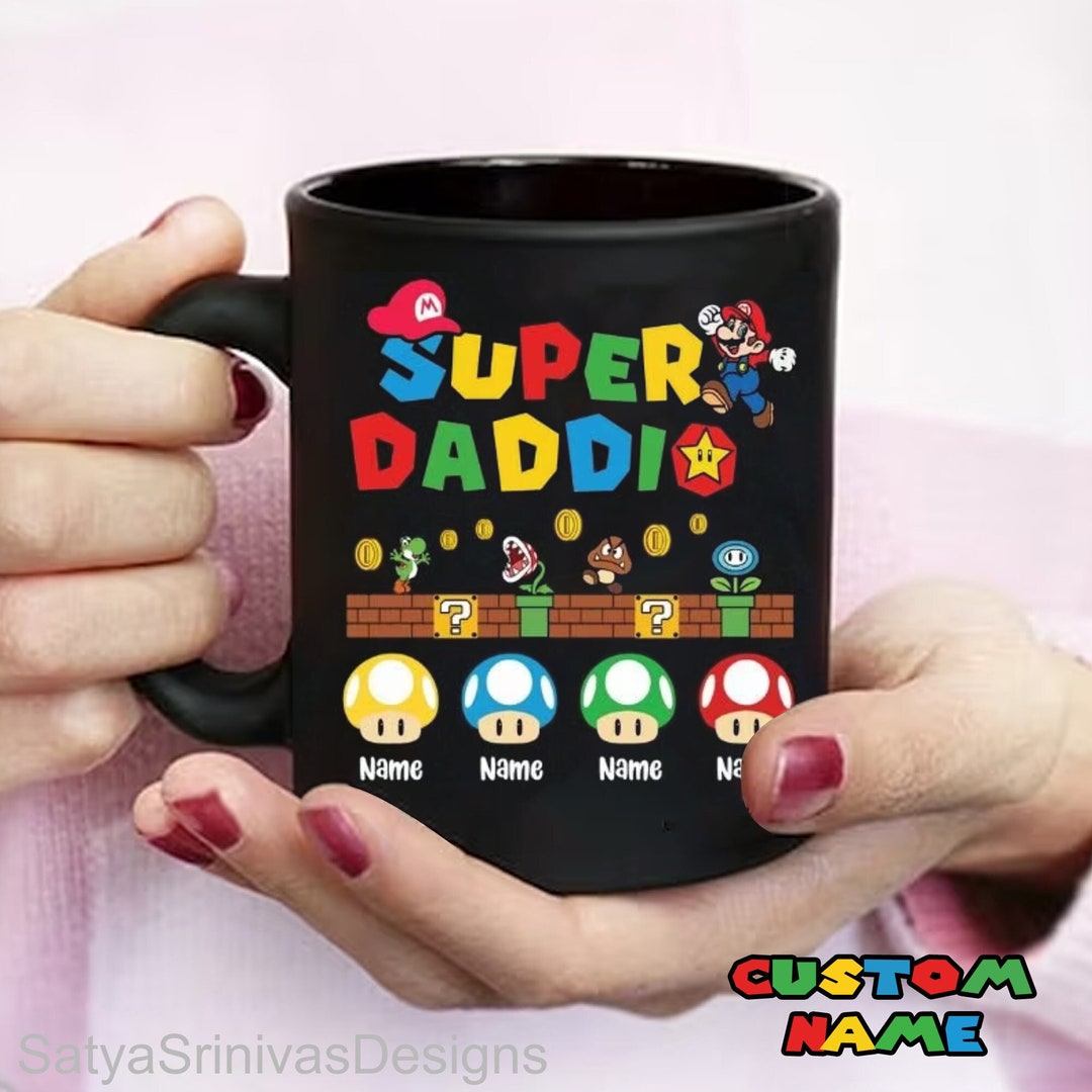 Super Daddio Png Fathers Day Png Mug Super Mario Dad Png - Etsy Australia