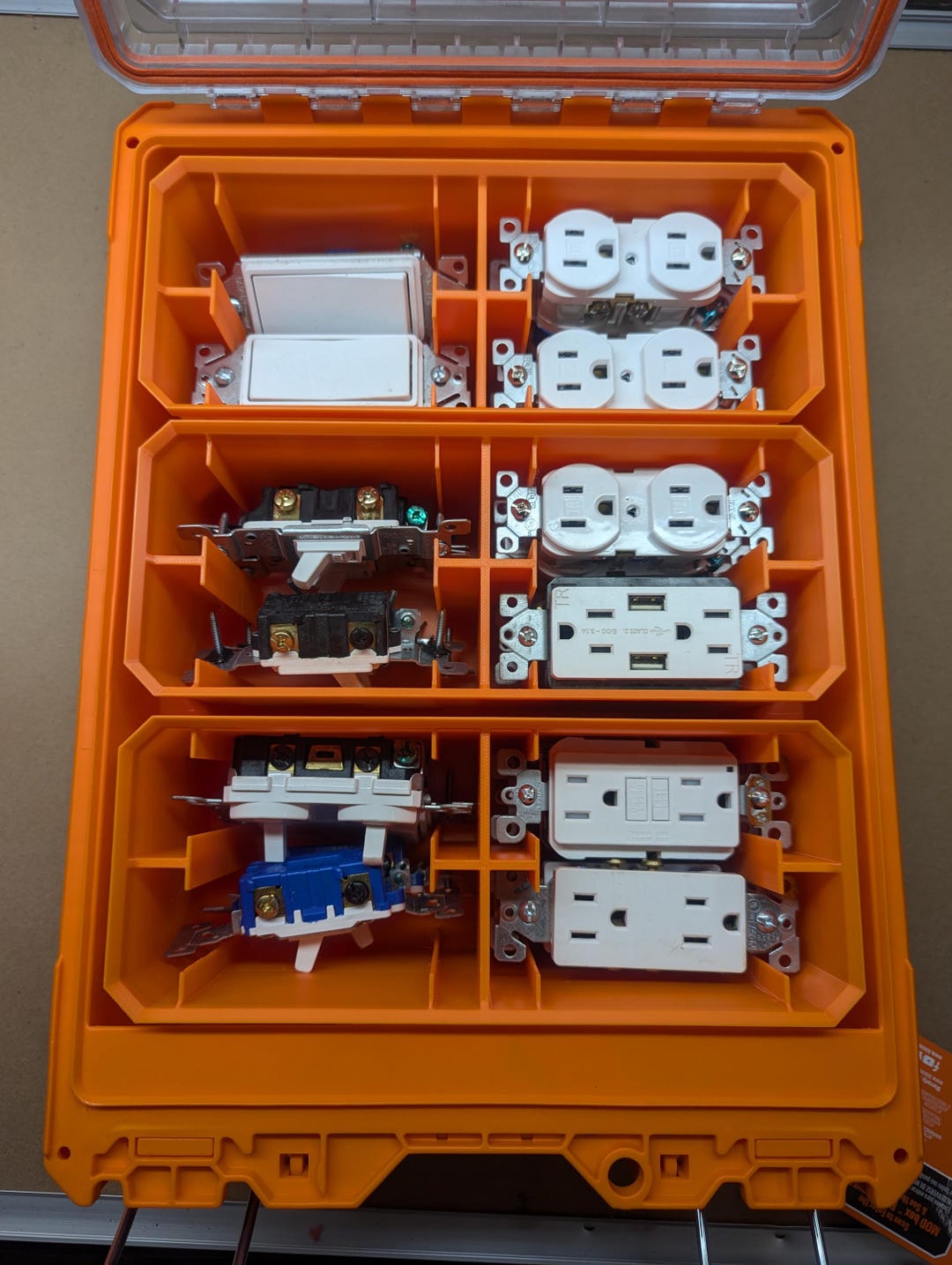 Receptacle/switch Insert for Klein Modbox, Tall Boxes - Etsy