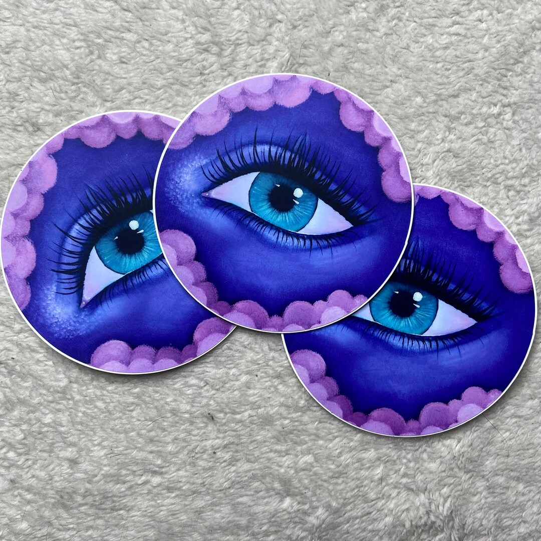 Sticker Fantasy Eye Sticker Fantasy Art Stickers Surreal Art Stickers ...