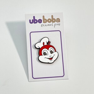 Jollibee Mascot Hard Enamel Pin, Jollibee, Chicken Joy, Philippines ...
