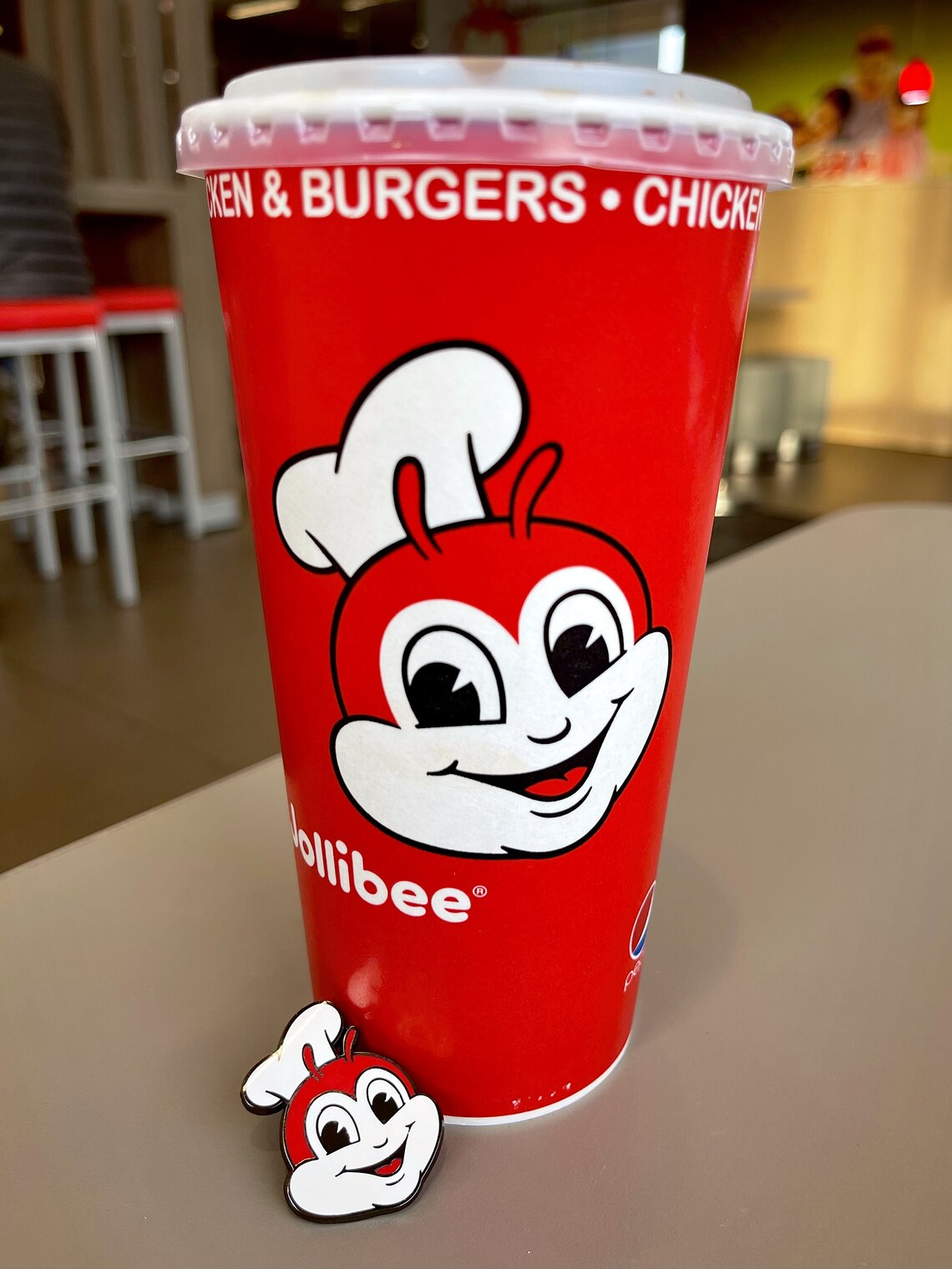 Jollibee Mascot Hard Enamel Pin Jollibee Chicken Joy - Etsy