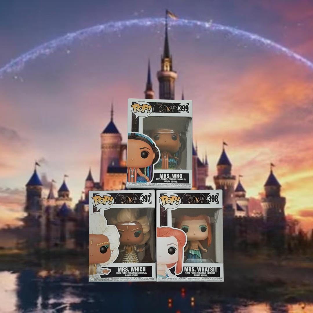 Funko Pop! Disney A Wrinkle in Time Mrs. Which, Mrs. Whatsit, and Mrs ...
