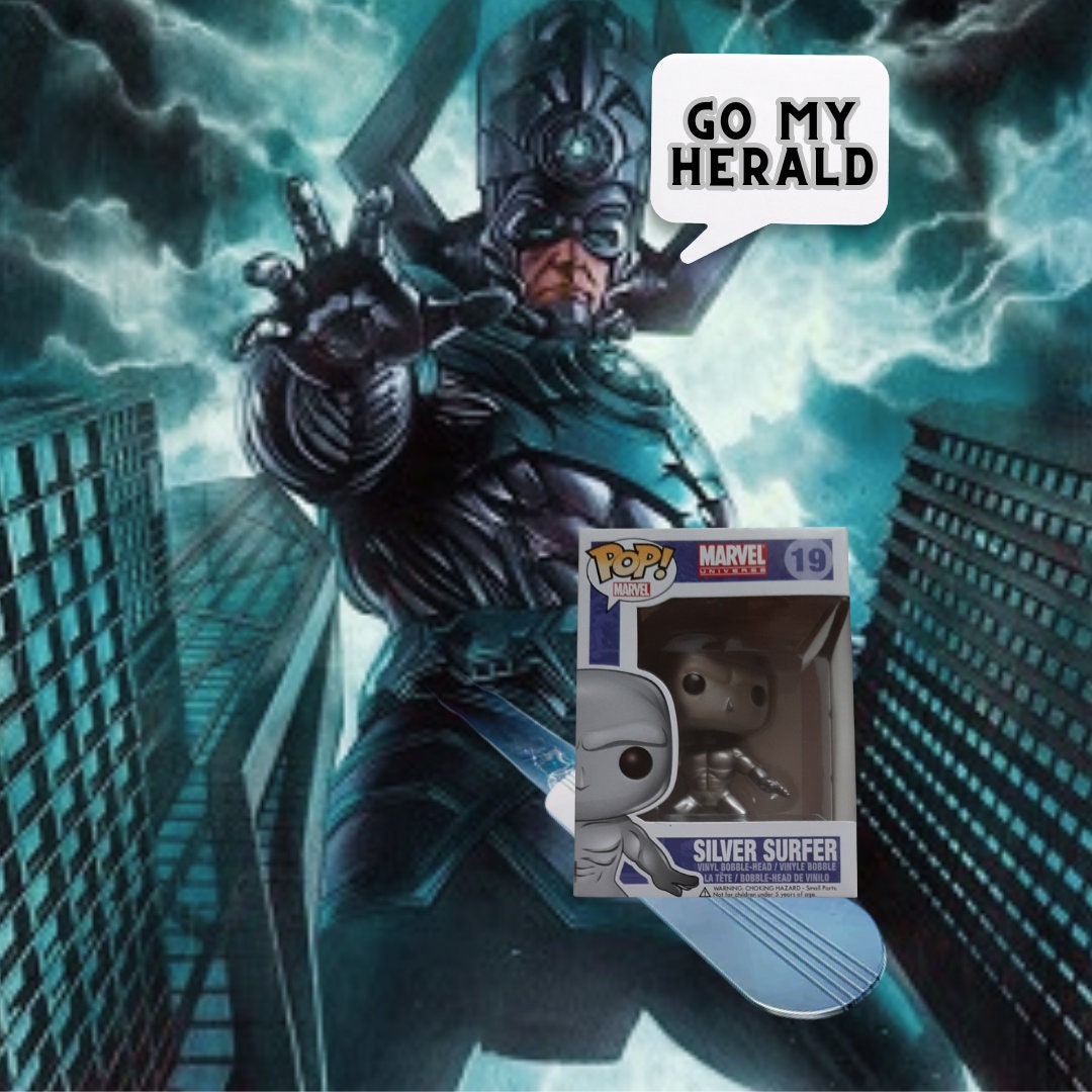Funko Pop Silver Surfer : Marvel Universe unopened Box - Etsy