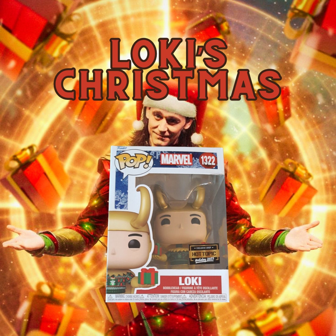 Funko Pop Christmas Loki Exclusive Drop Hot Topic Holiday - Etsy