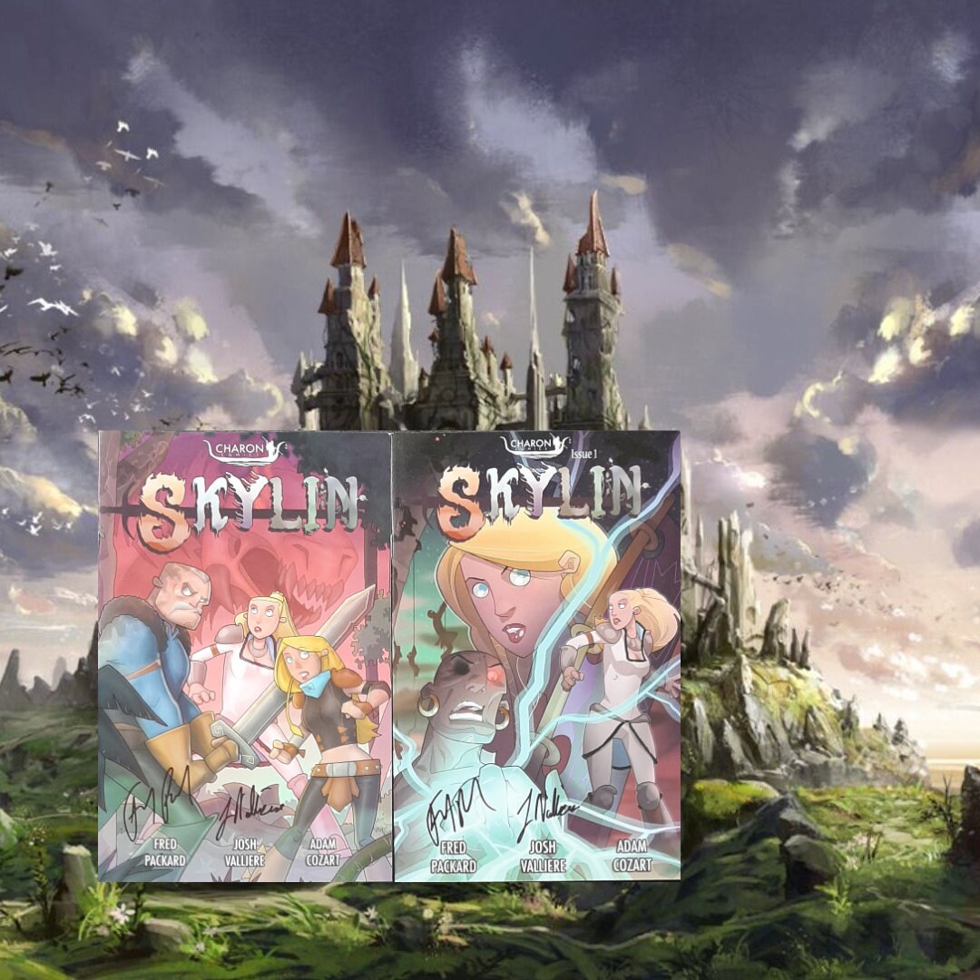 Comic Book Skylin Set Same Issue Different Covers: Charon Comics - Etsy