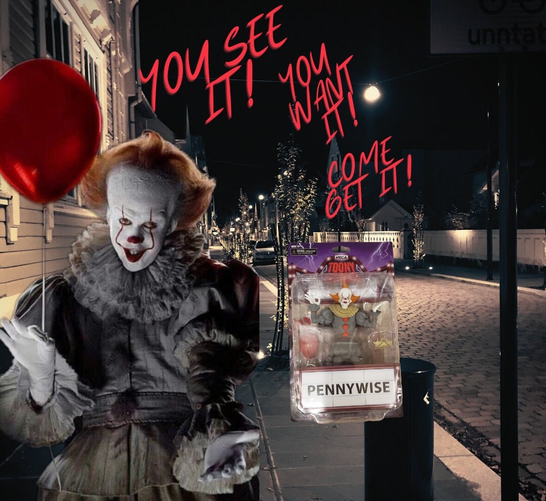 Tooney Terrors Pennywise IT Action Figure unopened Box - Etsy