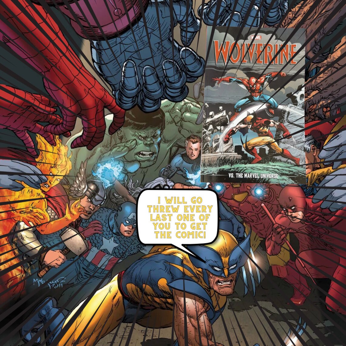 Marvel Wolverine Vs the Marvel Universe Comic never Read - Etsy