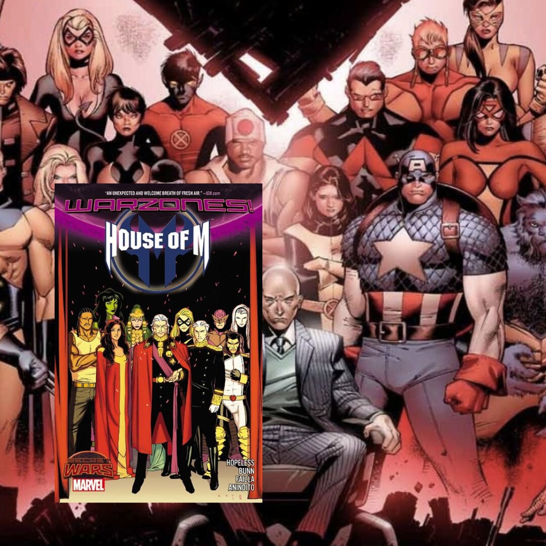 Comic Book House of M Warzone: Marvel - Etsy