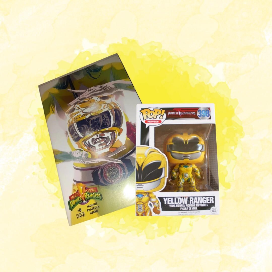 Funko Pop : Saban's Power Rangers - Yellow Ranger #398 With Mighty ...