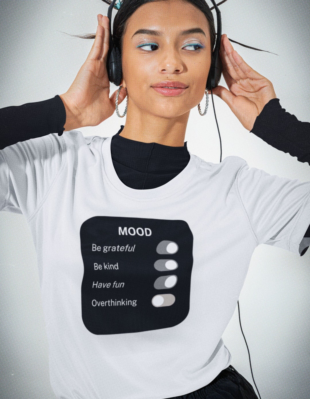 Womens Funny Anxiety Tshirt, Silly Mood Tshirt, Loose Fit Funny Tee ...