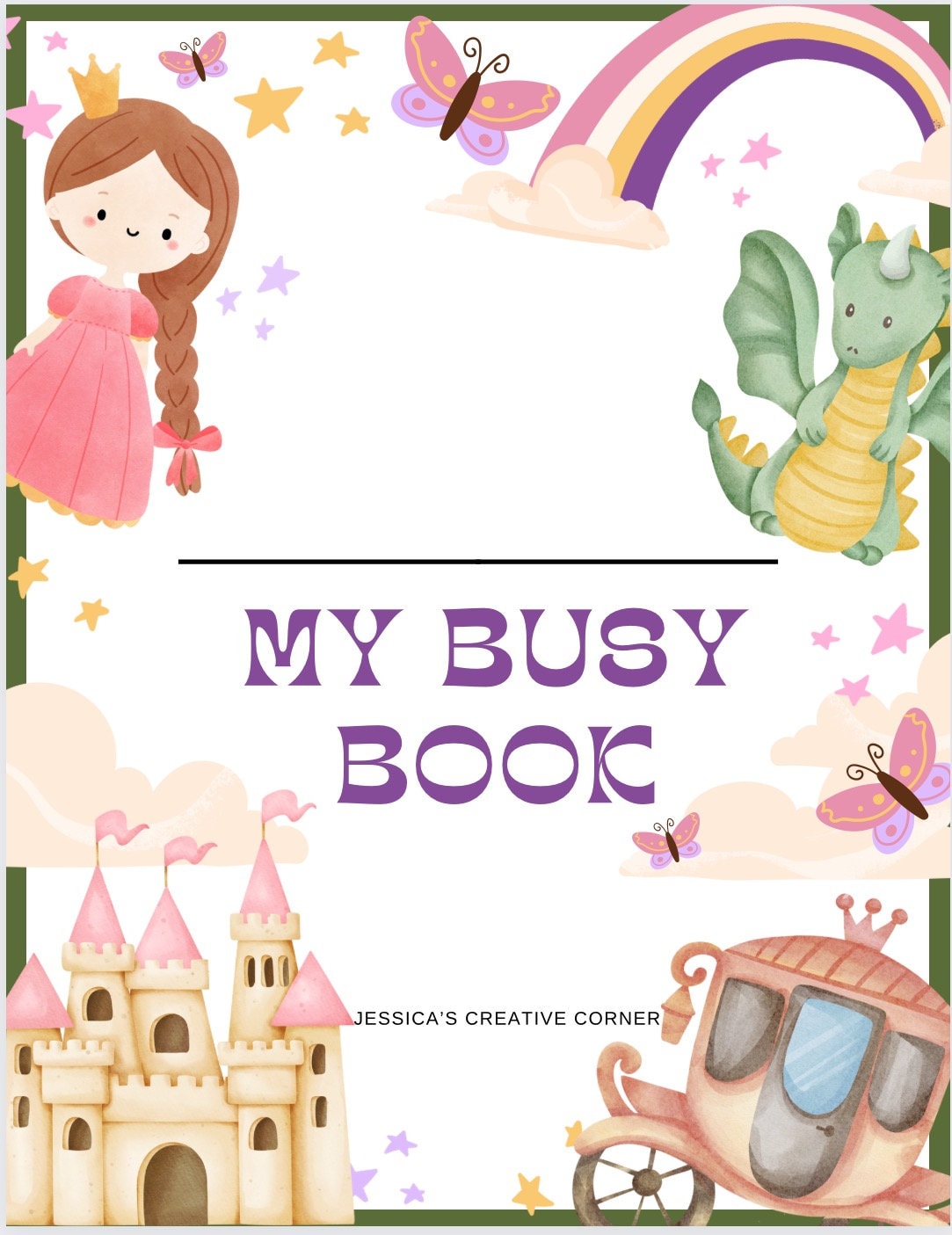 13 Busy Book Cover Pages for Kids Make Learning Fun Child - Etsy