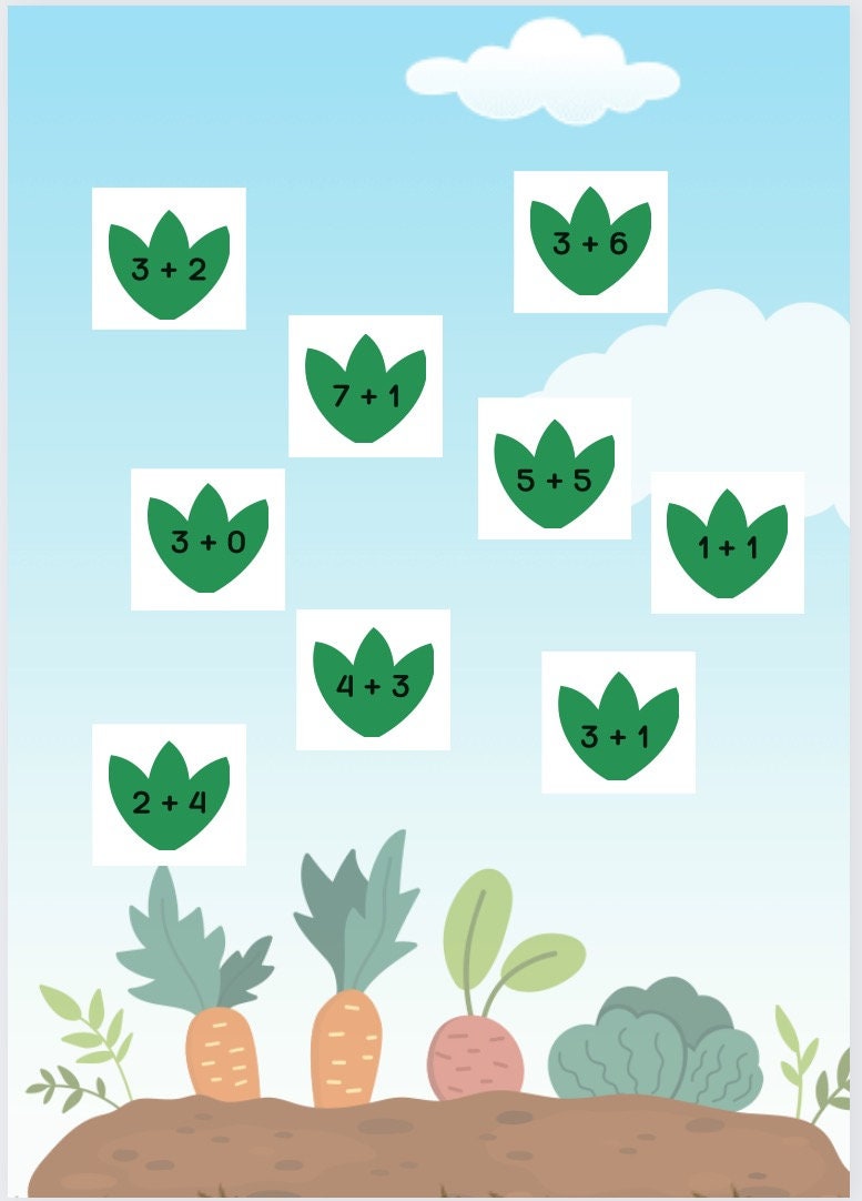 Math Matching Games for Kids, Learning Activity, Teaching Kids Math ...