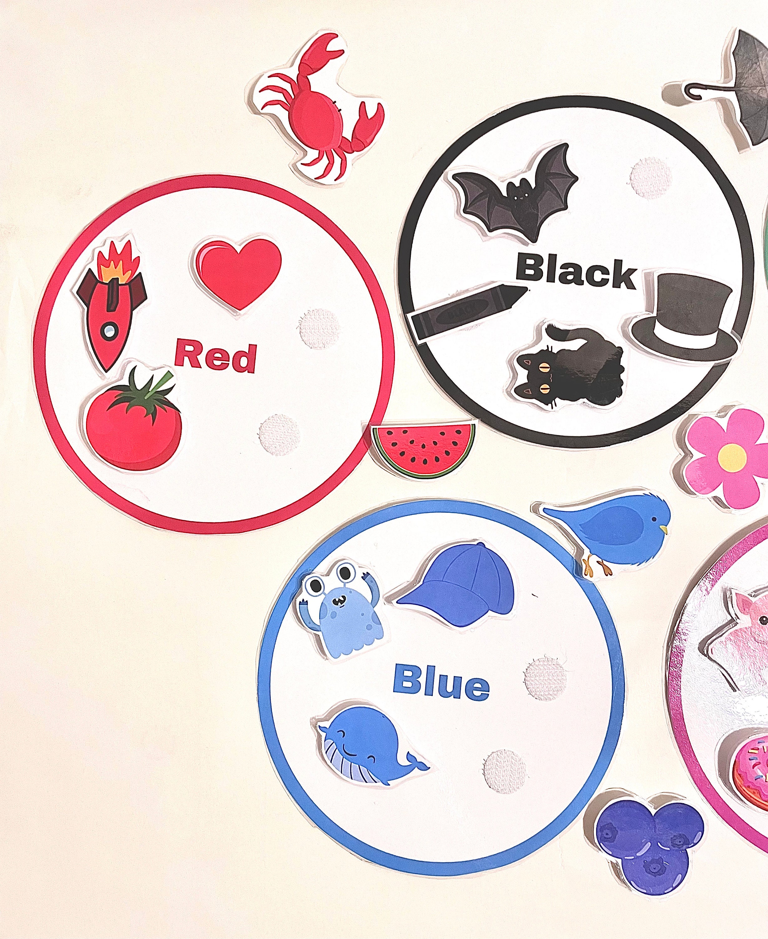 Match the Color, Picture Game for Kids, Orange, Red, Yellow, Blue ...