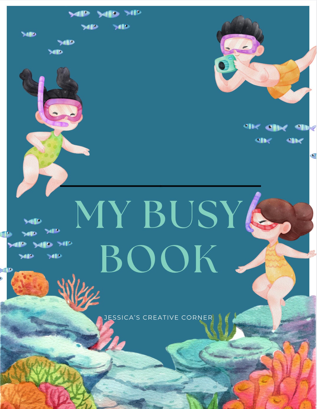 13 Busy Book Cover Pages for Kids Make Learning Fun Child - Etsy