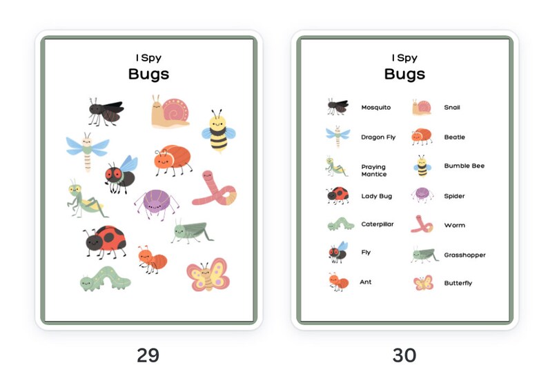 14 Fun I Spy Games for Kids, Learning Matching Skills, Fairy Tale, Dino ...