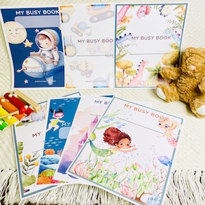 13 Busy Book Cover Pages for Kids, Make Learning Fun, Child Can ...