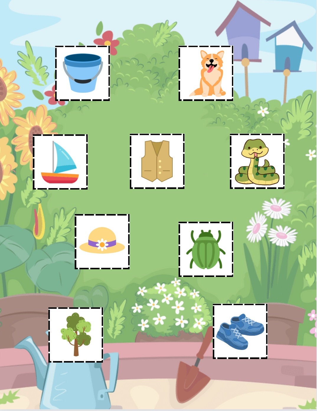 Matching Games for Kids, Teaching Children Rhyming, Uppercase/lowercase ...