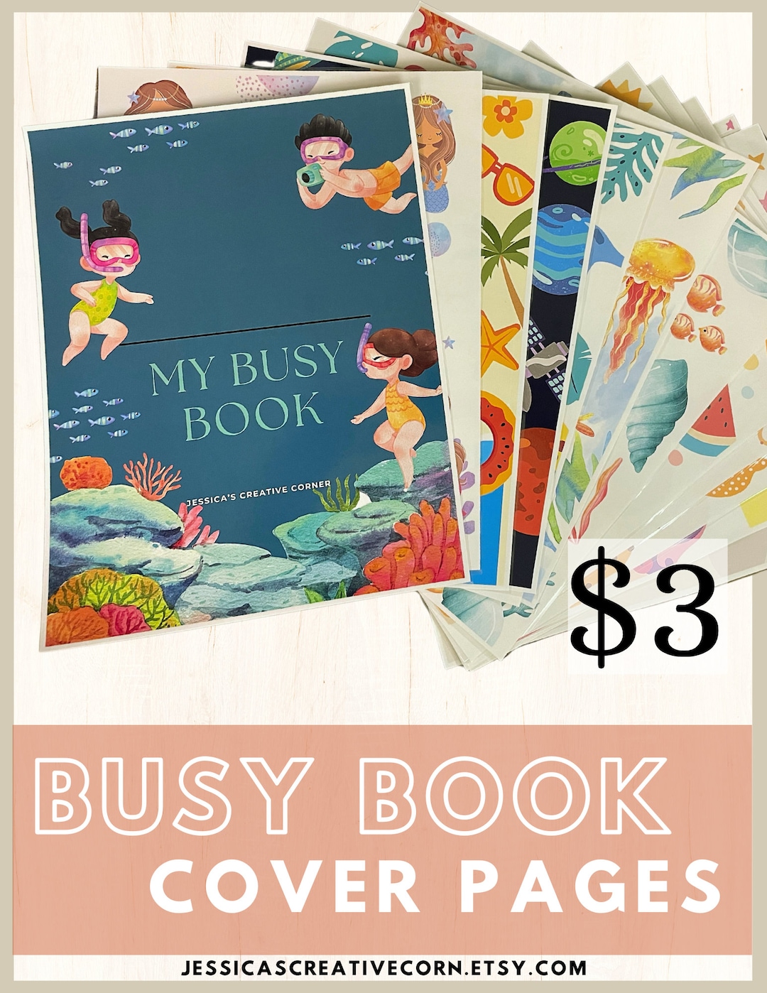 13 Busy Book Cover Pages for Kids, Make Learning Fun, Child Can ...