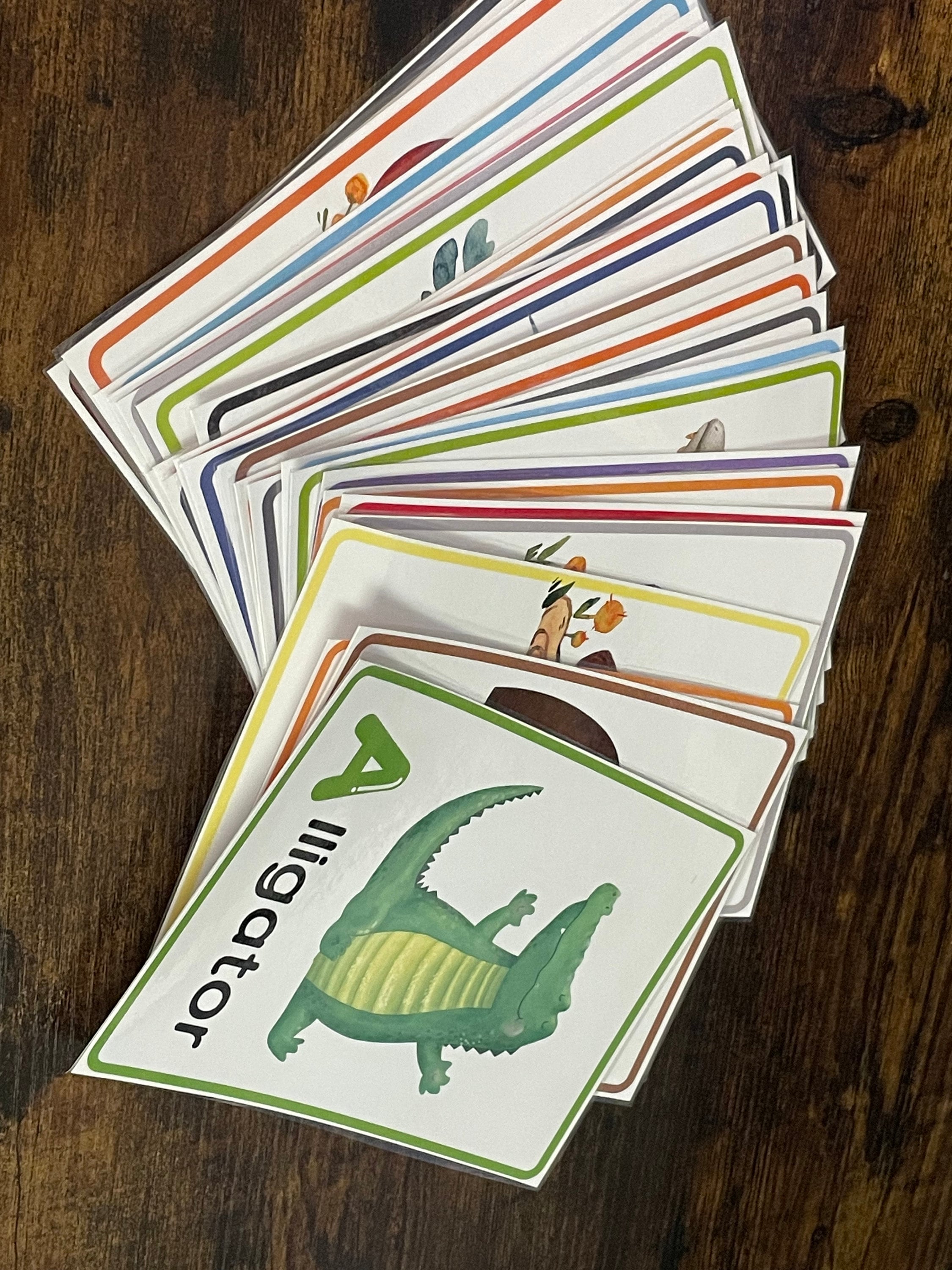 A for Alligator Alphabet Cards for Learning and Classroom Decor ...
