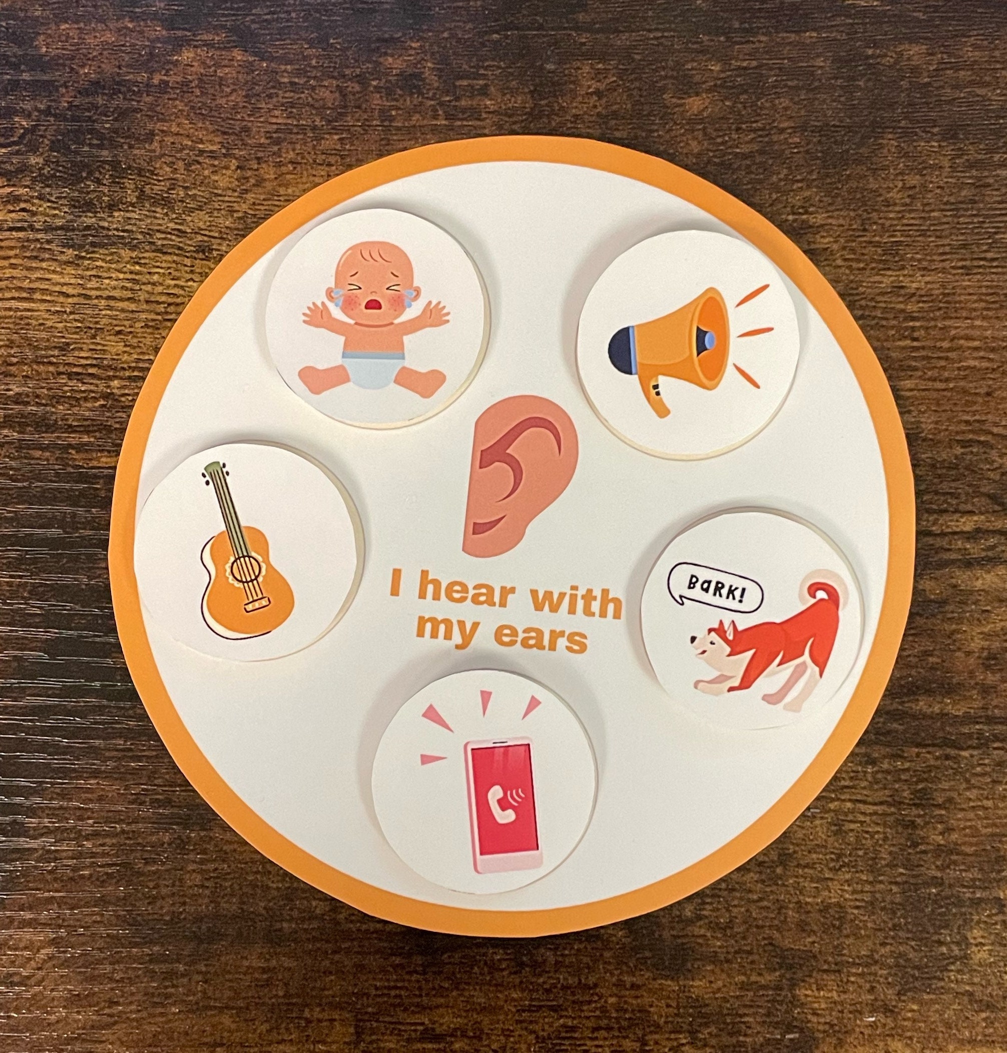 Learning My 5 Senses Game for Kids, Fun and Colorful Way to Teach Kids ...