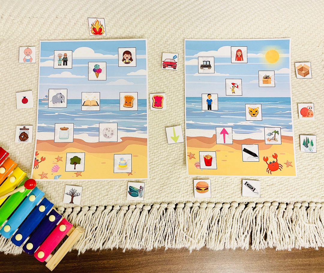 Matching Games for Kids, Teaching Children Rhyming, Uppercase/lowercase ...