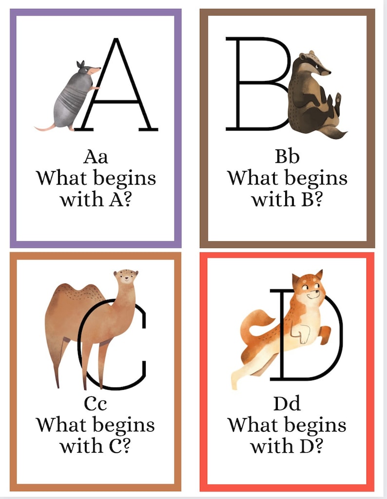 What Begins With A, Alphabet Game for Kids, Helping Kids Learn Their ...