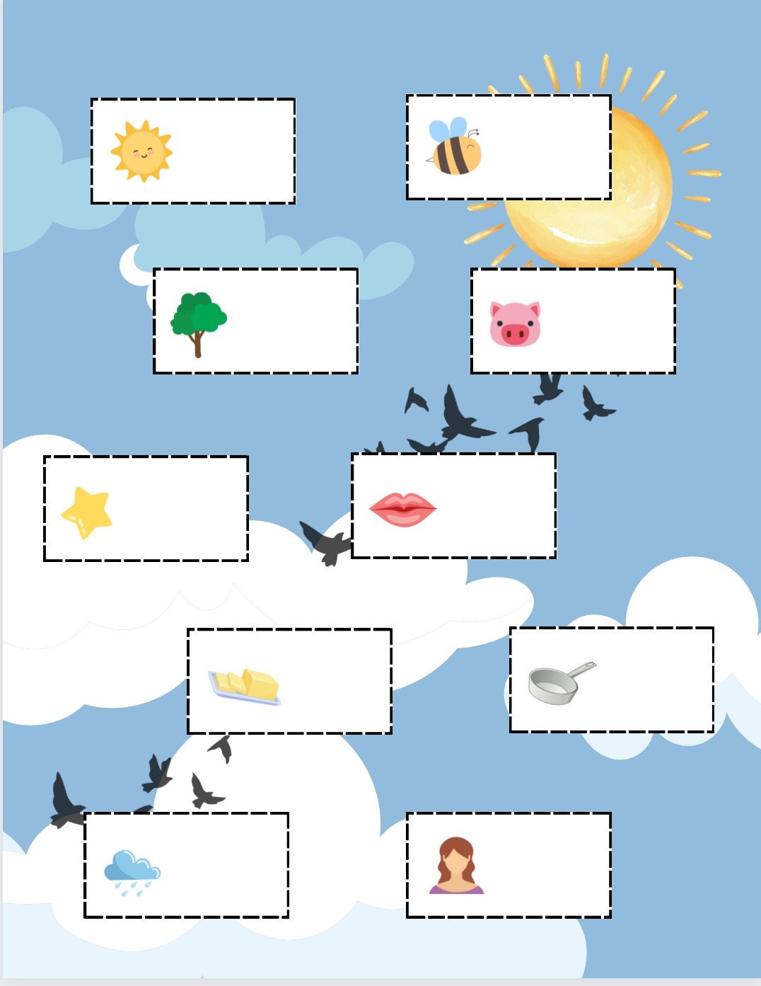 Matching Games for Kids, Teaching Children Rhyming, Uppercase/lowercase ...