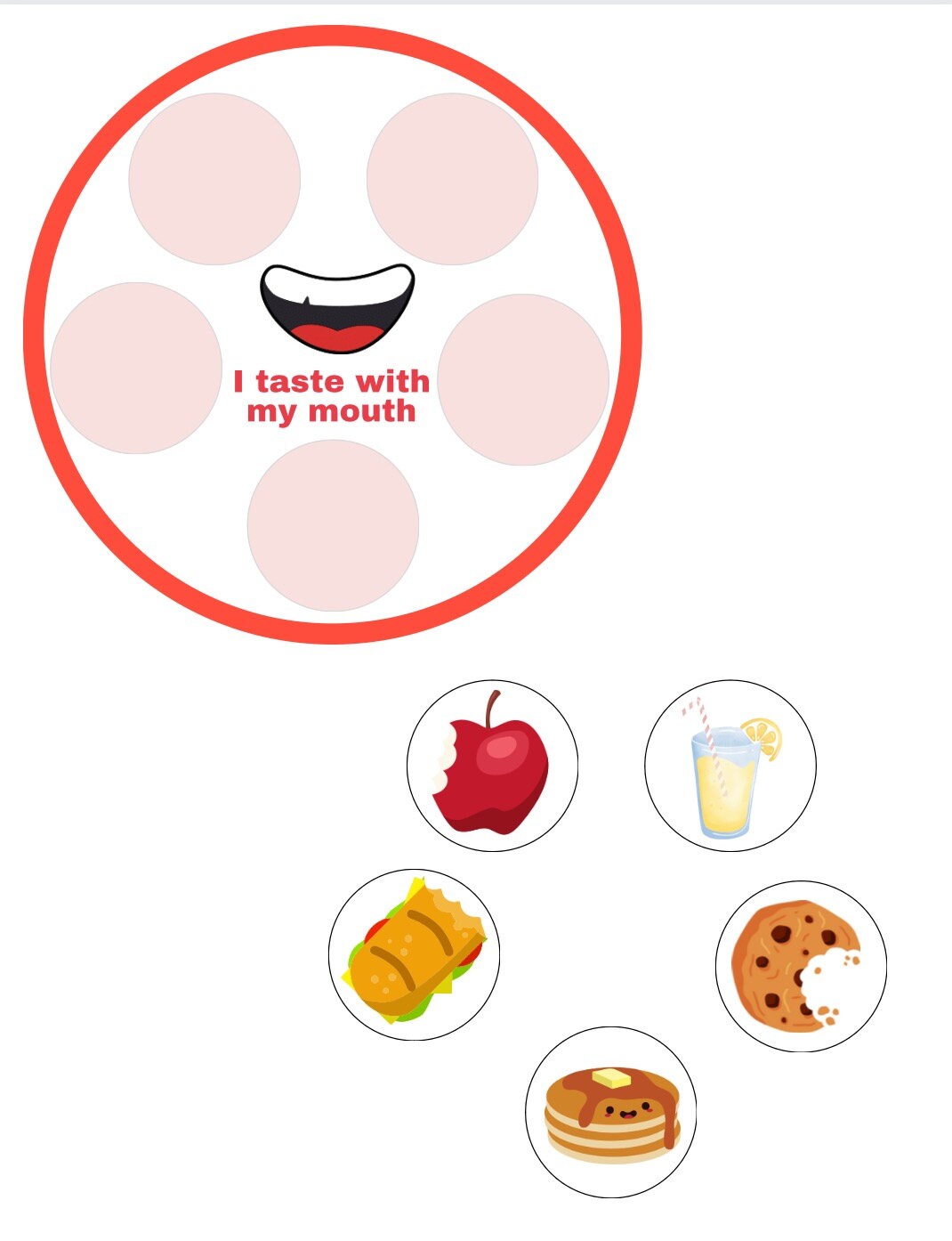 Learning My 5 Senses Game for Kids, Fun and Colorful Way to Teach Kids ...