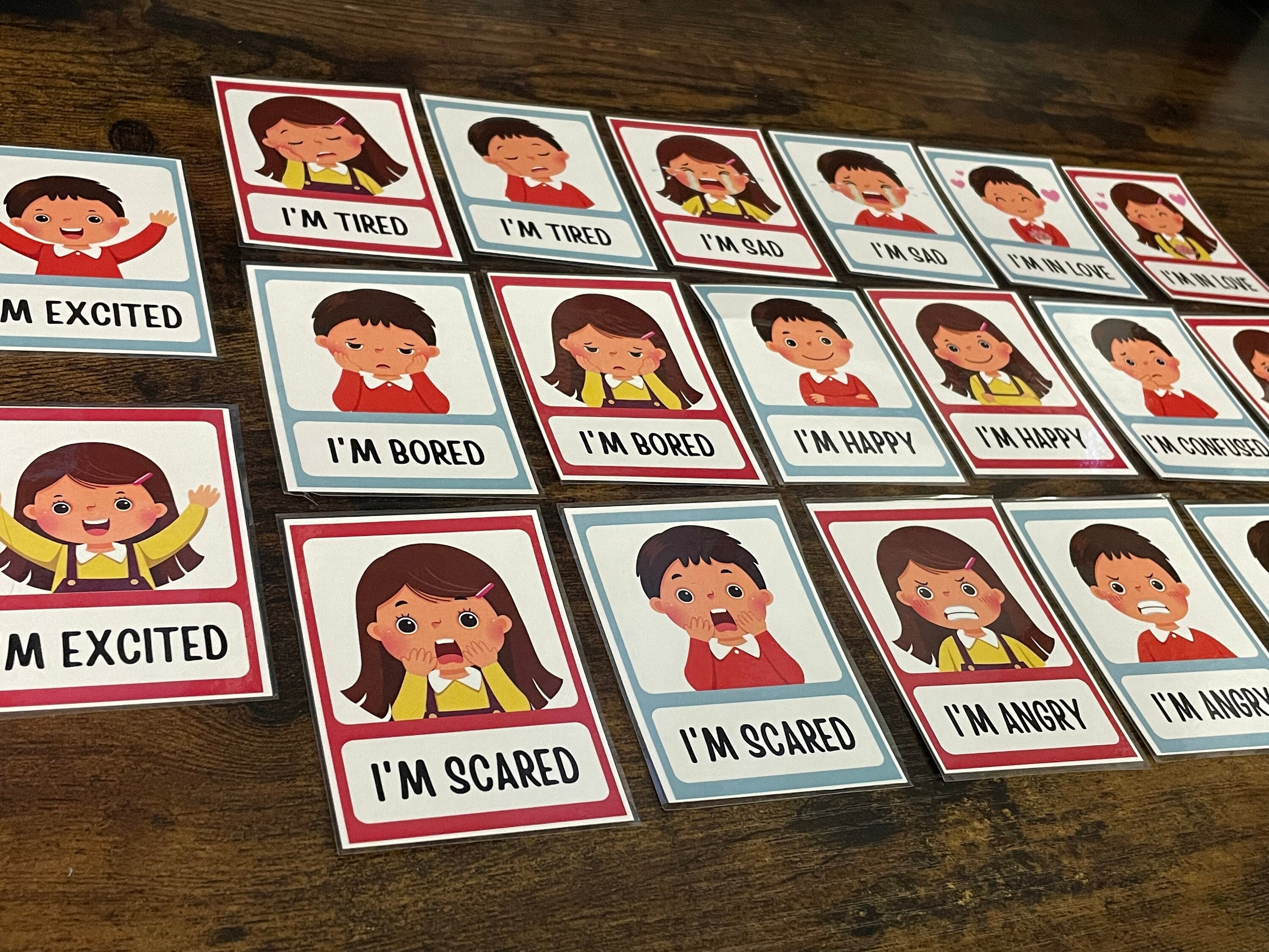 My Feelings Matching Game, Activity for Kids to Help Express Their ...