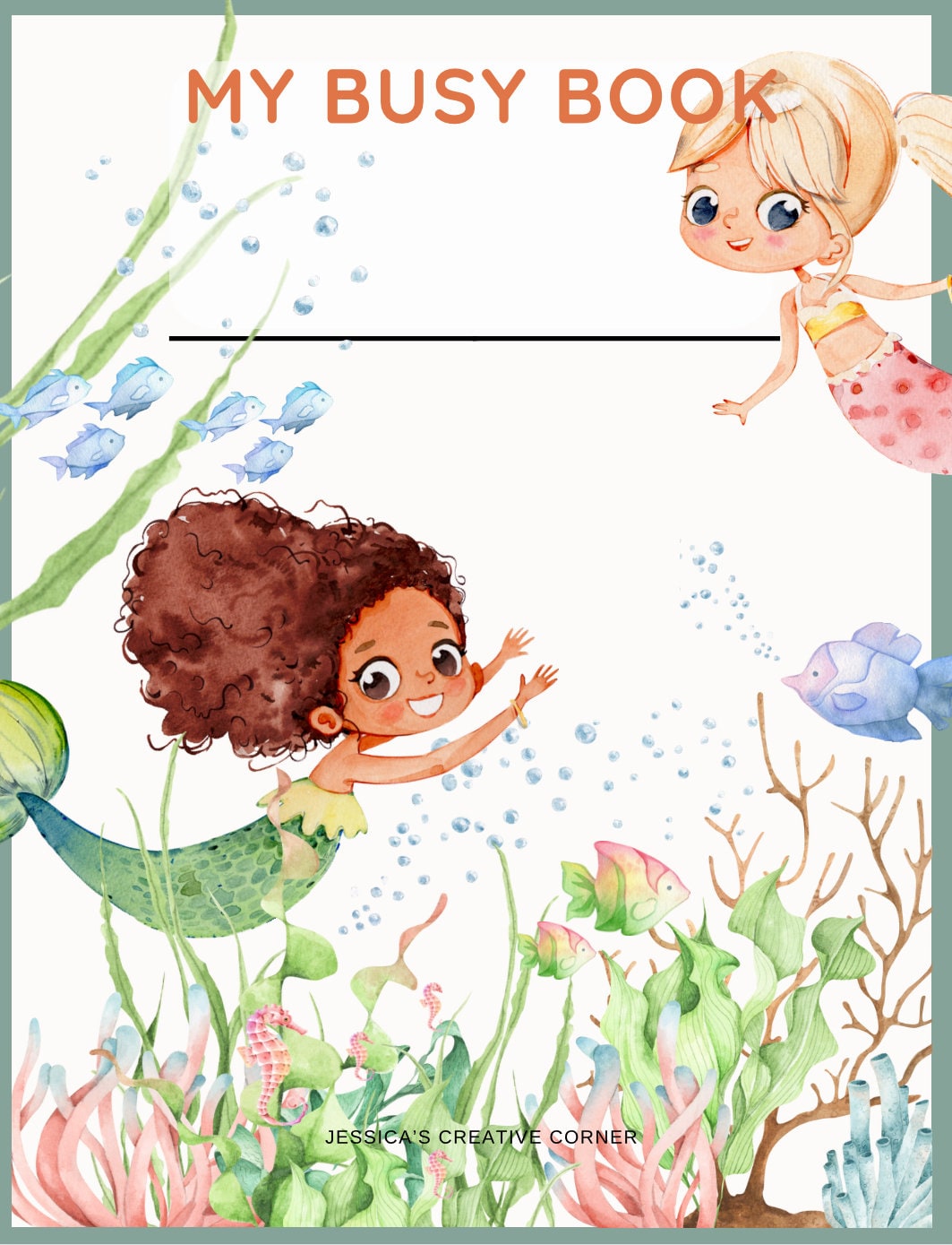13 Busy Book Cover Pages for Kids, Make Learning Fun, Child Can ...