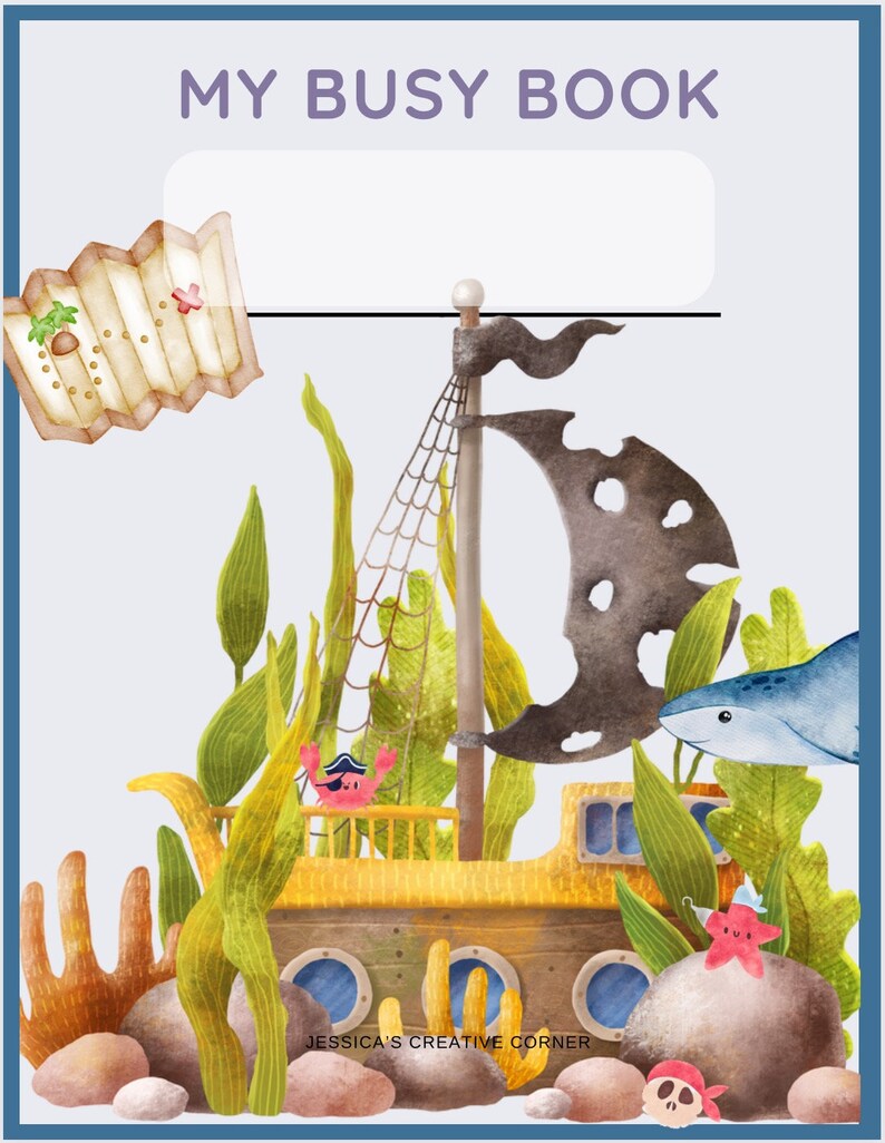 13 Busy Book Cover Pages for Kids, Make Learning Fun, Child Can ...