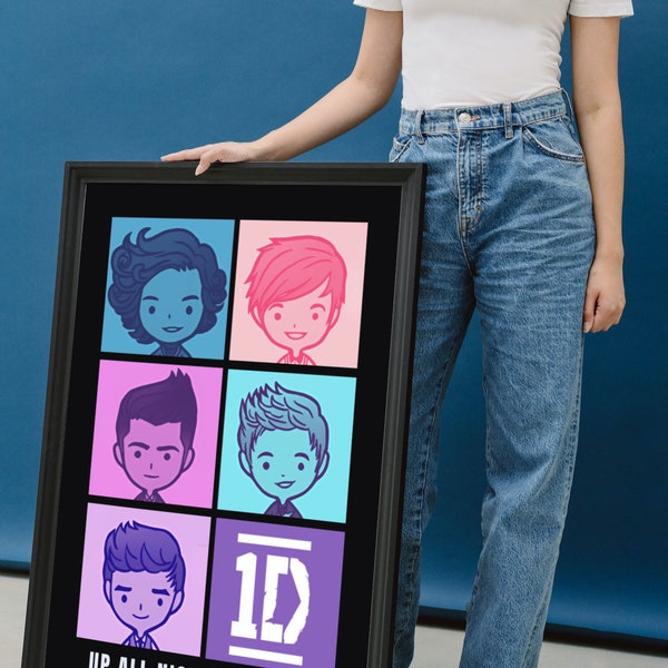 One direction poster - Etsy México