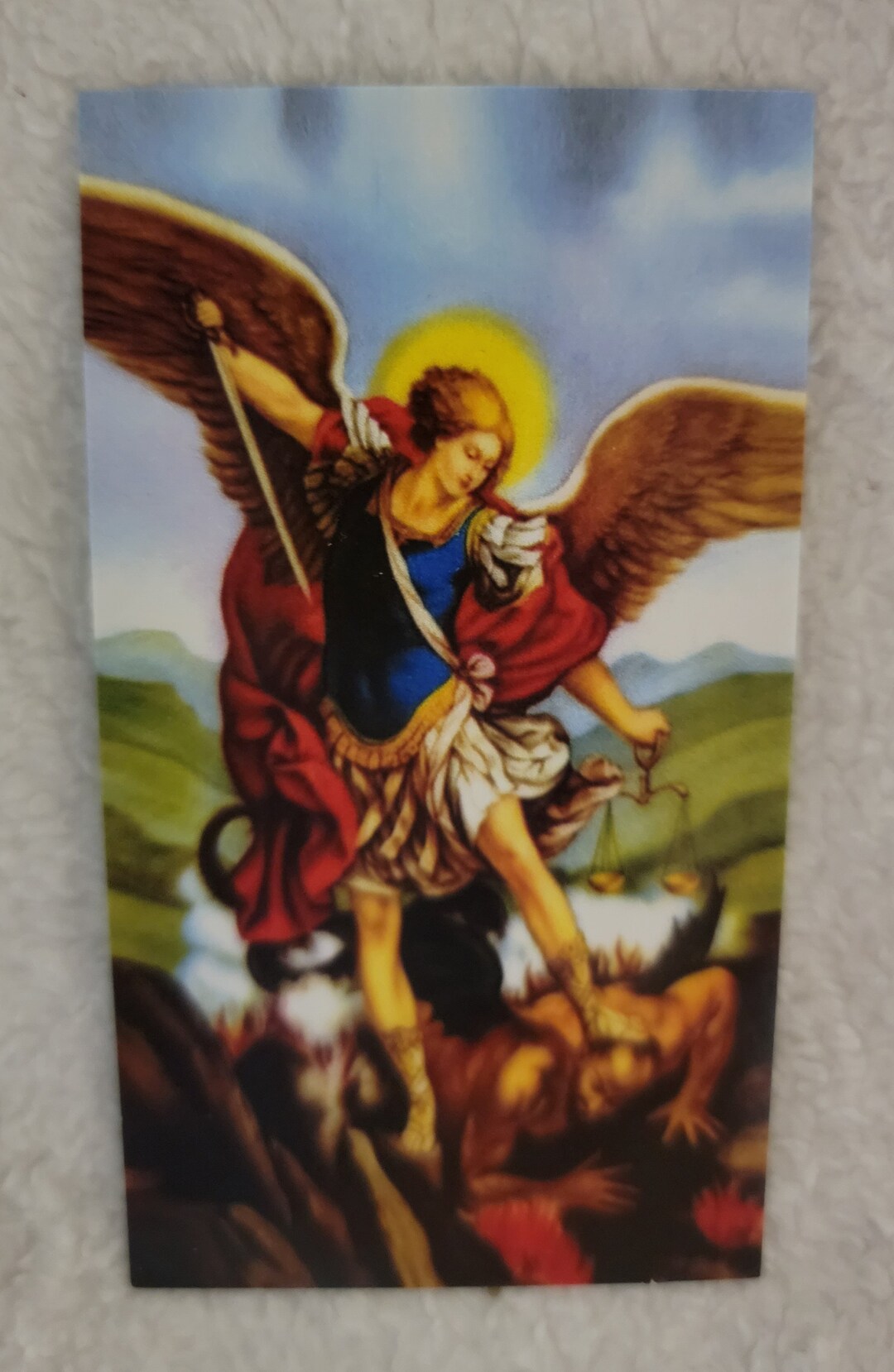 Saint Michael Stamp - Etsy