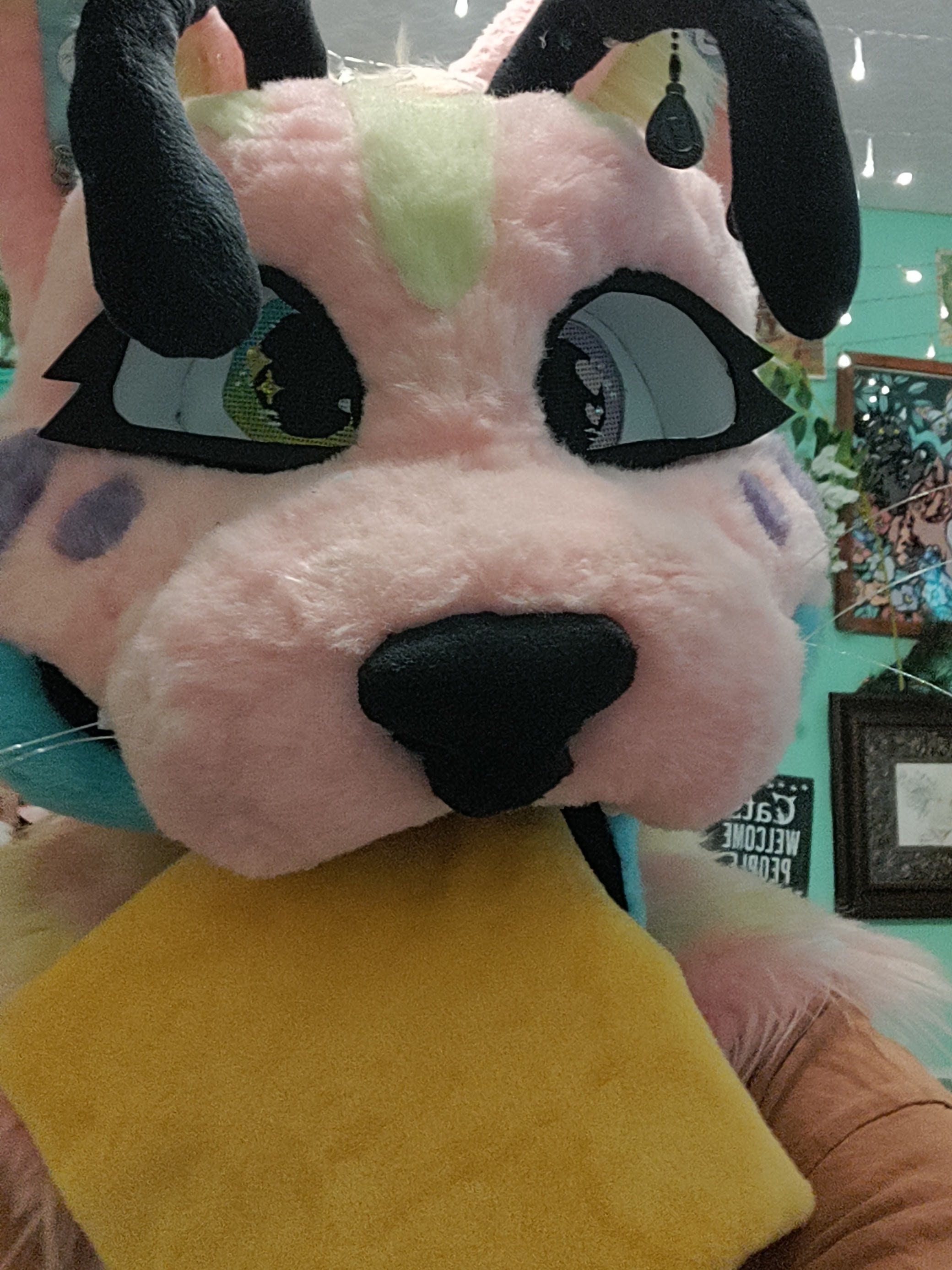 Orange Minky Cheese Fursuit Cosplay Prop Plush Accessory - Etsy